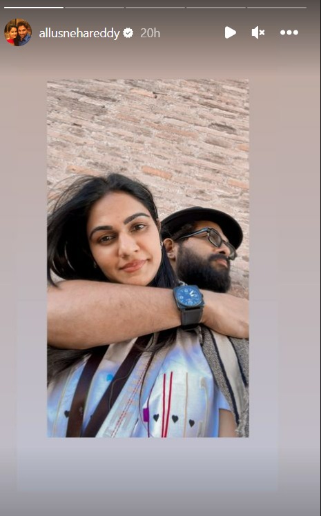 Allu Arjun, wife Sneha Reddy enjoys a romantic vacay in Rome