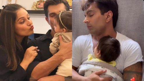 Bipasha Basu gives a glimpse of 'papa' Karan Singh Grover and daughter ...