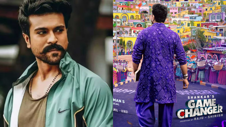 Game Changer song Jaragandi poster starring Ram Charan OUT