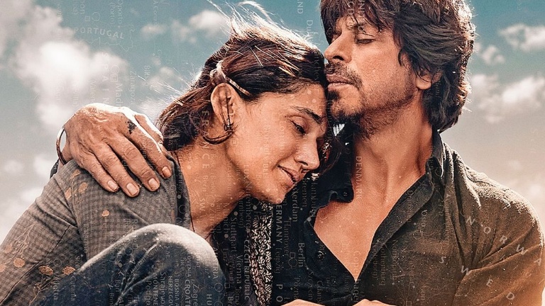 Shah Rukh Khan and Taapsee Pannu narrate a tale of love in Dunki new poster