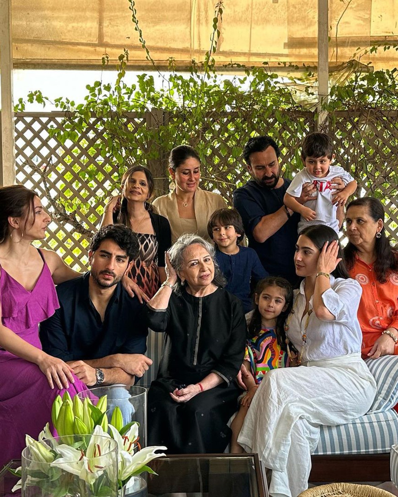 INSIDE PICS: Kareena Kapoor receives a sweet kiss from Sharmila Tagore as she gives a peek into ...