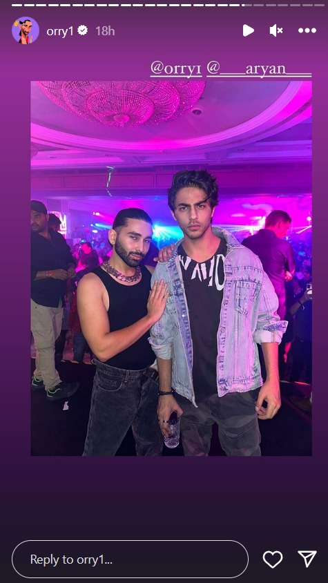 Aryan Khan and Disha Patani celebrate New Year with Orry