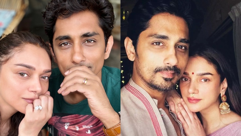 Aditi Rao Hydari and Siddharth confirm getting engaged