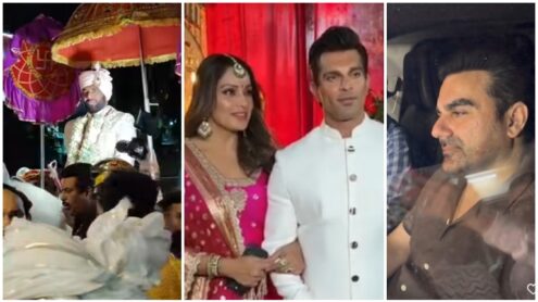 Arti Singh wedding: Dulha Dipak Chauhan makes a filmy entry on ...