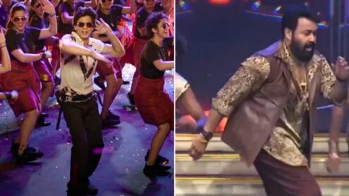 Shah Rukh Khan reacts to Mohanlal performing on Jawan's song Zinda Banda