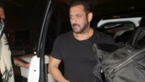 Salman Khan looks dapper in black as he reaches Jamnagar for Anant ...