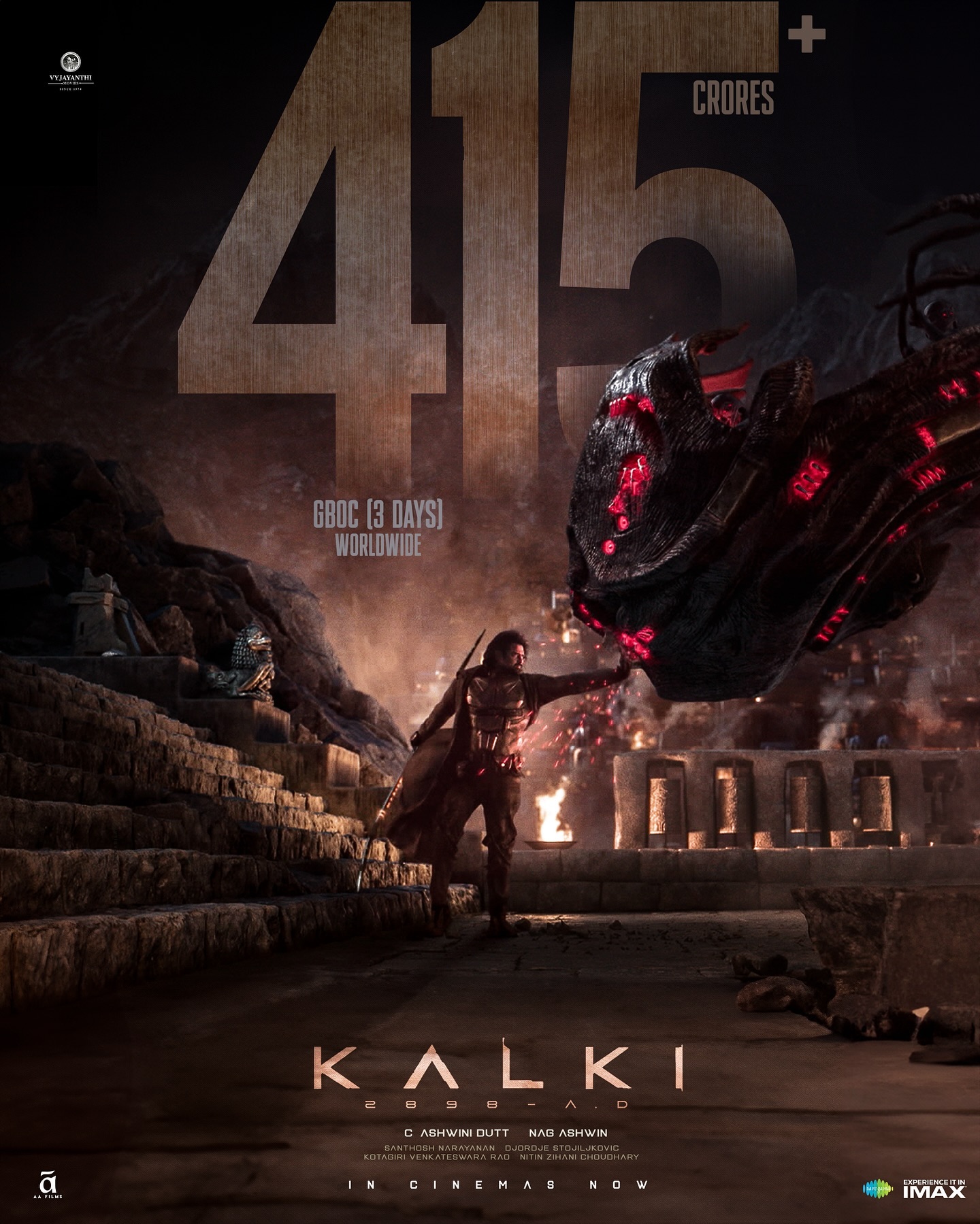 Kalki 2898 AD worldwide box office: Prabhas starrer crosses Rs 400 ...