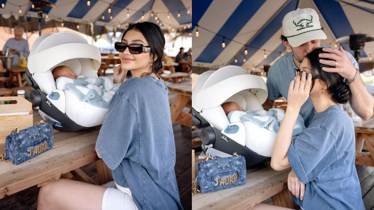 Alanna Panday and Ivor McCray name their newborn son River