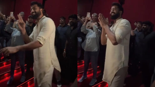 Vicky Kaushal performs Tauba Tauba hook step as he surprises fans at ...