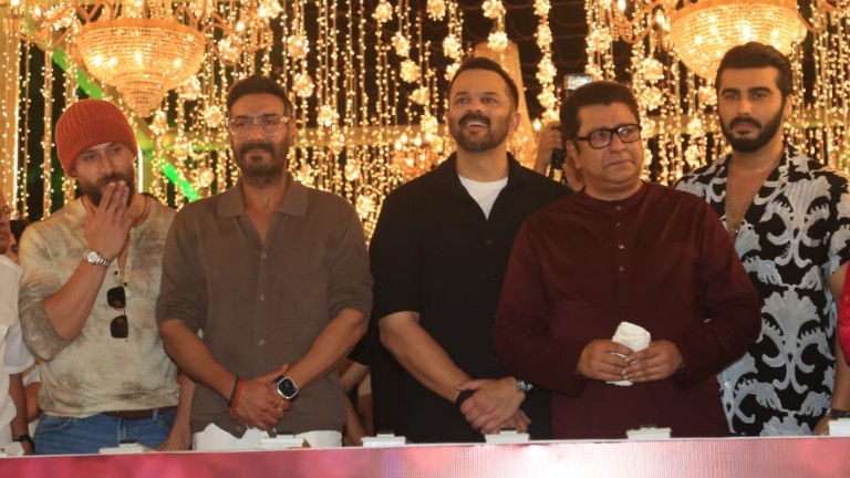 In Pics: Singham Again crew attend Diwali at Shivaji Park