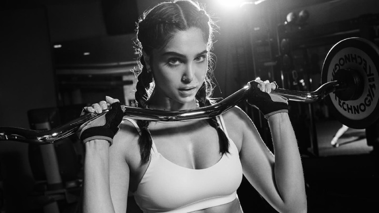Sharvari shares intense workout pics: Diwali khatam.. Alpha shuru!