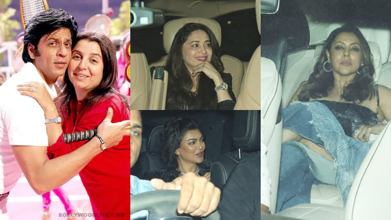 Farah Khan birthday bash: Shah Rukh Khan, Gauri Khan, Madhuri Dixit and Sushmita Sen among ...