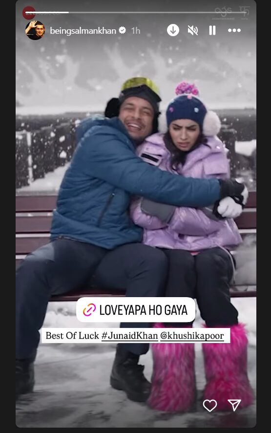 Shah Rukh Khan & Salman Khan react to Junaid Khan-Khushi Kapoor's new song