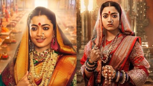 Rashmika Mandanna unveils poster as Yesubai from Chhaava