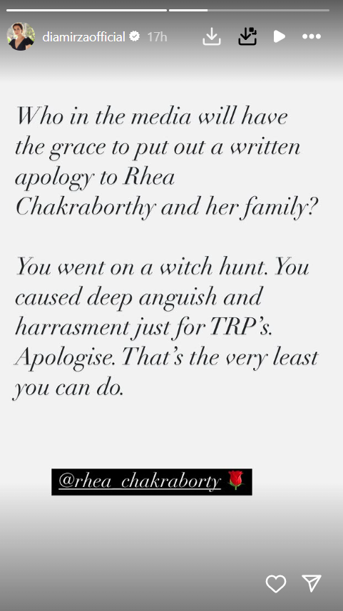 Sushant Singh Rajput Death Case: Dia Mirza, Pooja Bhatt Support Rhea Chakraborty After She Gets ...