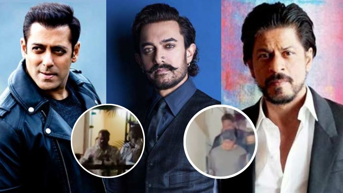 Salman Khan And Shah Rukh Khan Visit Aamir Khan At His Mumbai Residence Ahead Of His 60th ...
