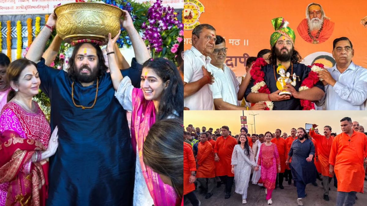 Anant Ambani Completes 170-km Padyatra From Jamnagar To Dwarkadhish ...