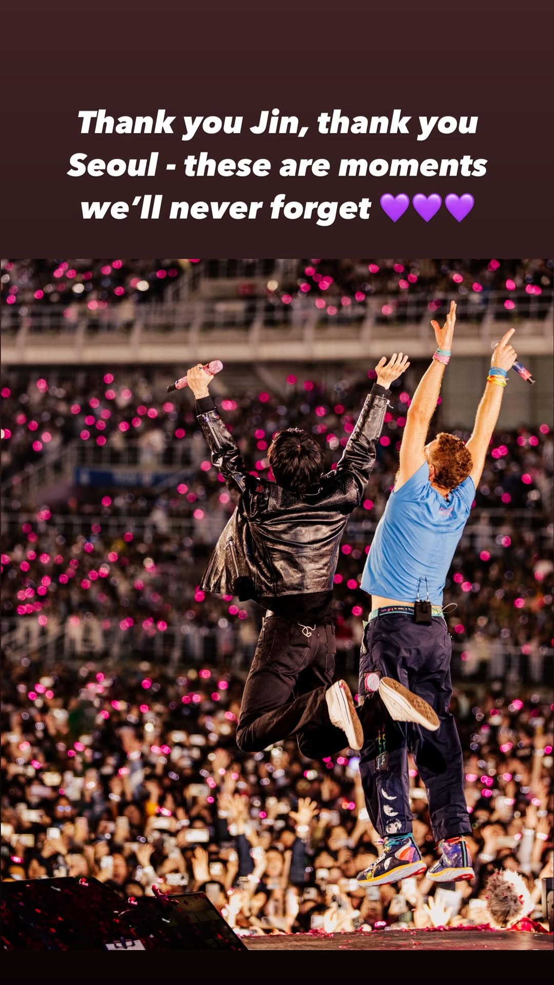 BTS Jin And Coldplay Reunite At The 2025 Seoul Concert | Bollywood Bubble