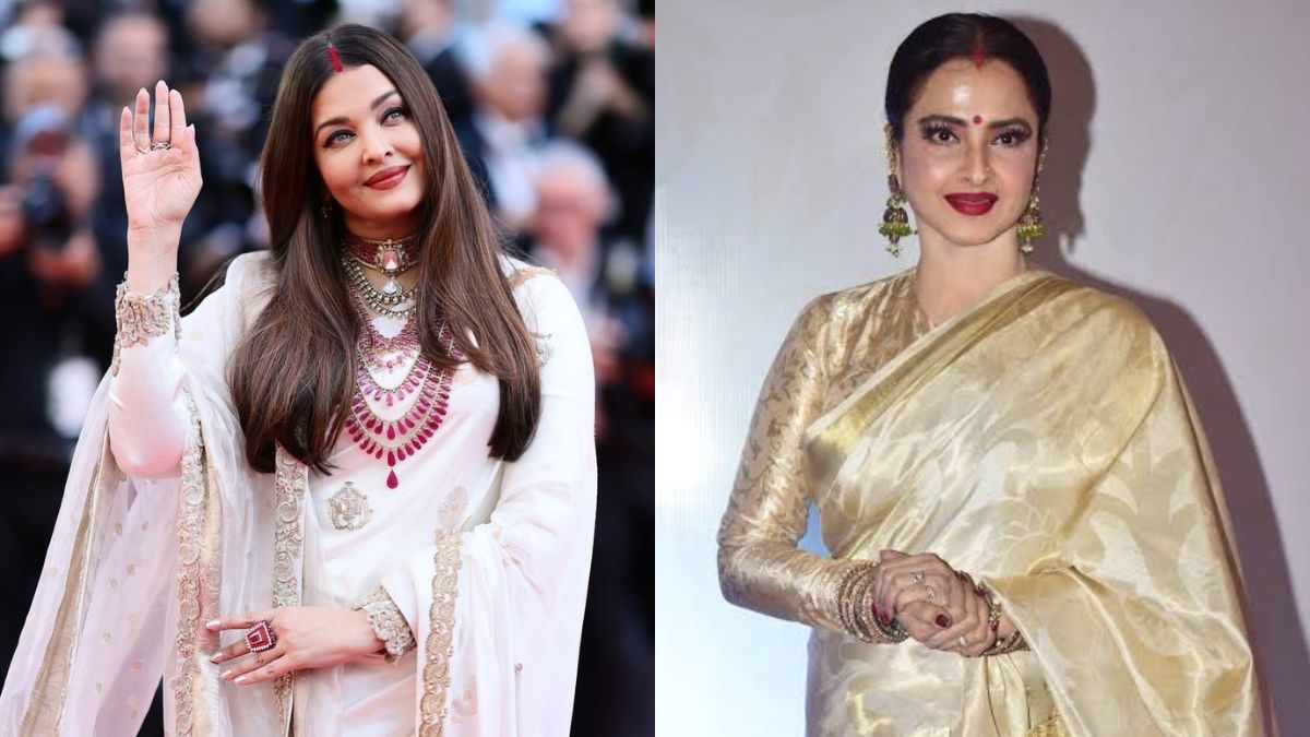 Cannes 2025: Aishwarya Rai Bachchan’s Bold Red Sindoor And Saree Look ...