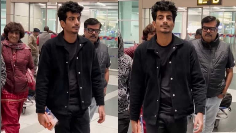 Palaash Muchhal Makes FIRST Public Appearance At Airport After Wedding ...